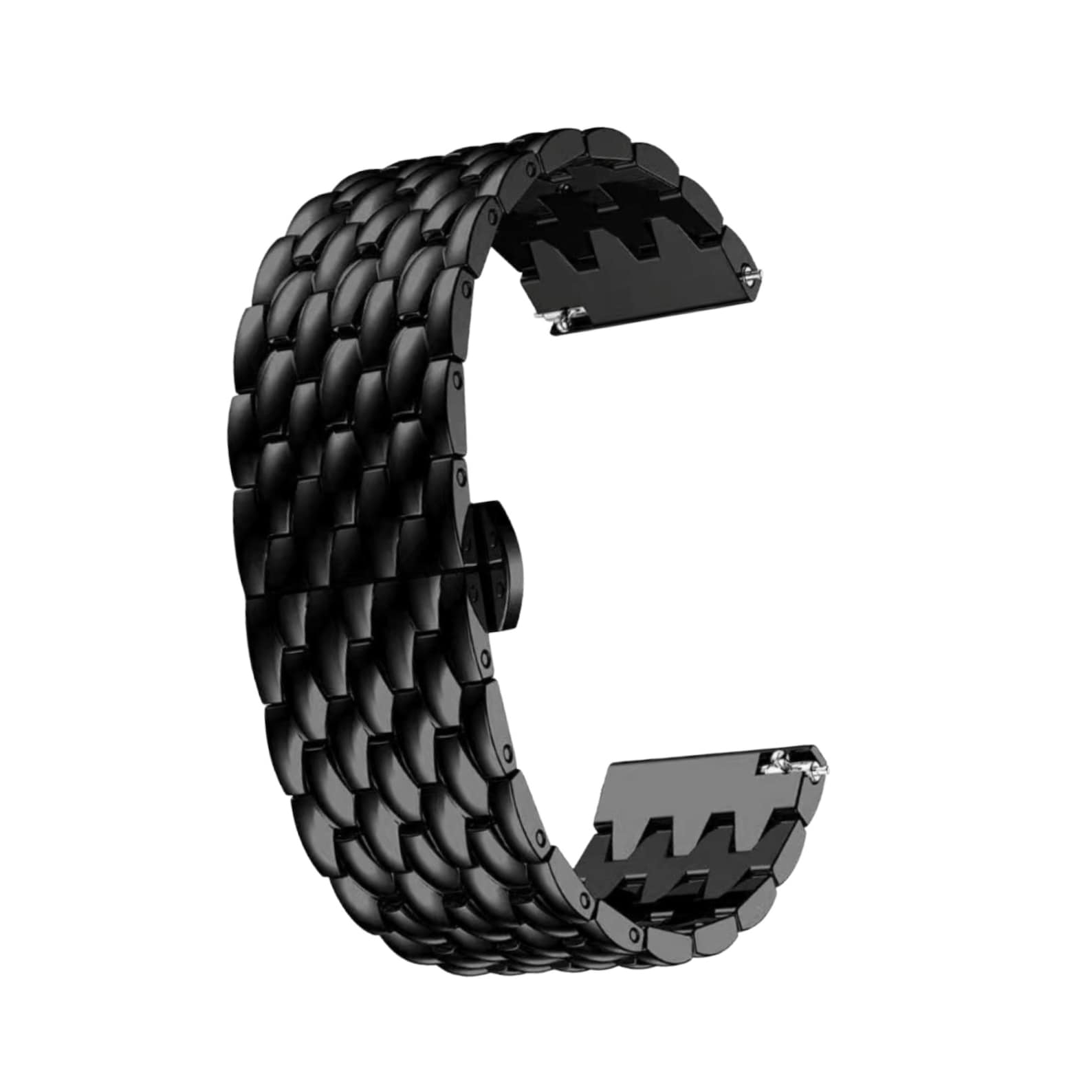 Black Stainless Steel 22mm Watch Bracelet,moissanite Watch,seiko Watch ...