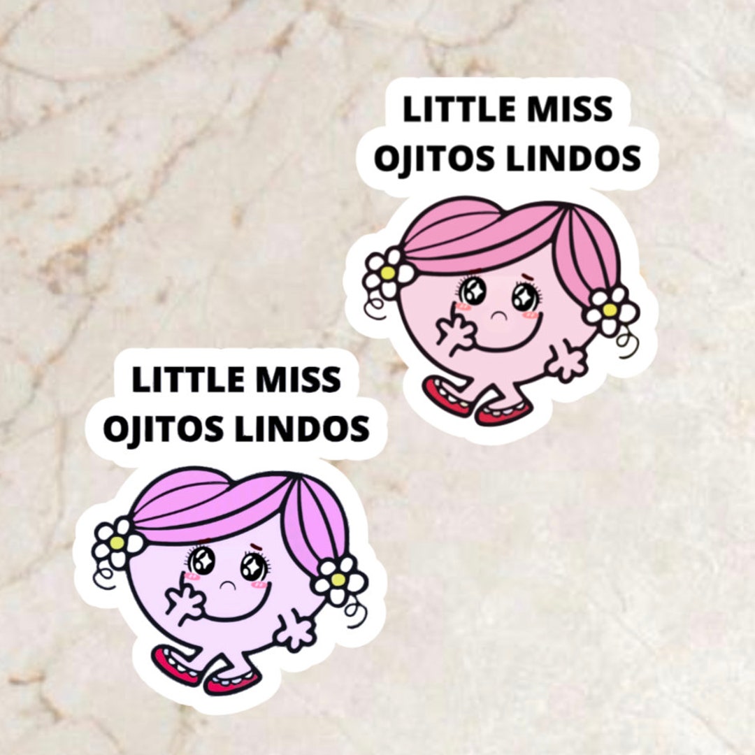 Little Miss Sticker, Ojitos Lindos Sticker, Bad Bunny Stickers, Decal ...