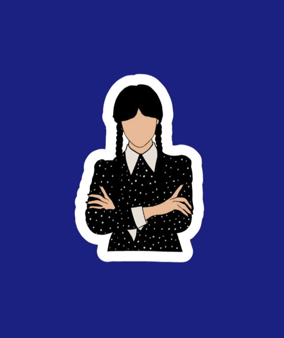 Wednesday Addams Sticker, Wednesday Decal, Addams Family Stickers ...