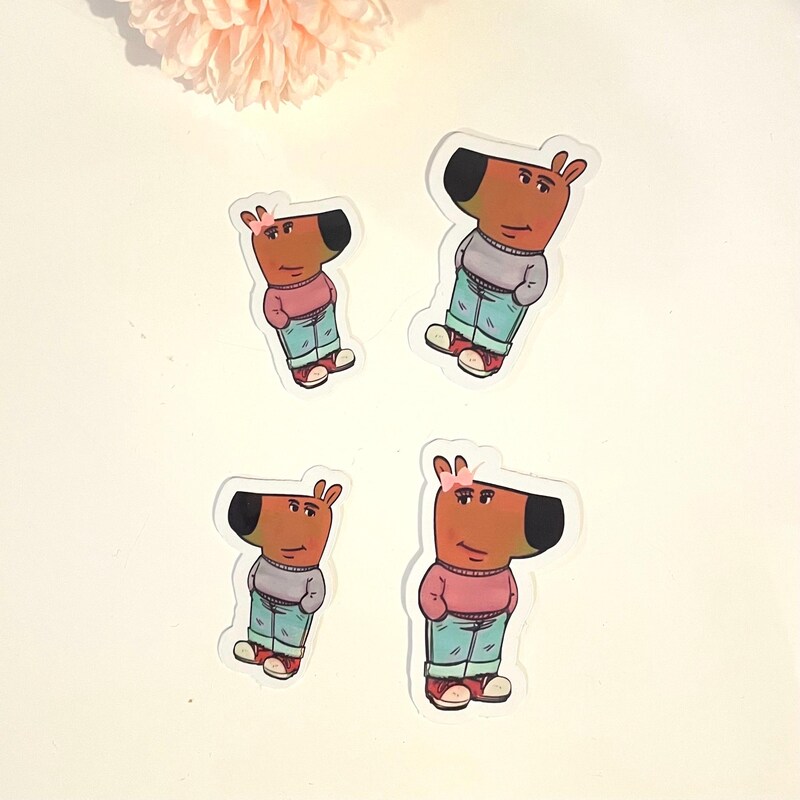 Chill Guy Meme Sticker - Etsy