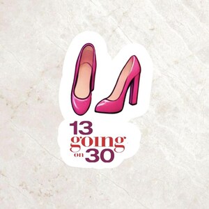 13 Going on 30 Stickers, Personalized Birthday Gifts - Etsy
