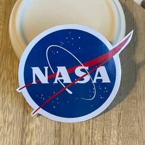 Nasa Sticker Space Sticker Nasa Logo Sticker Laptop Stickers Skateboard ...