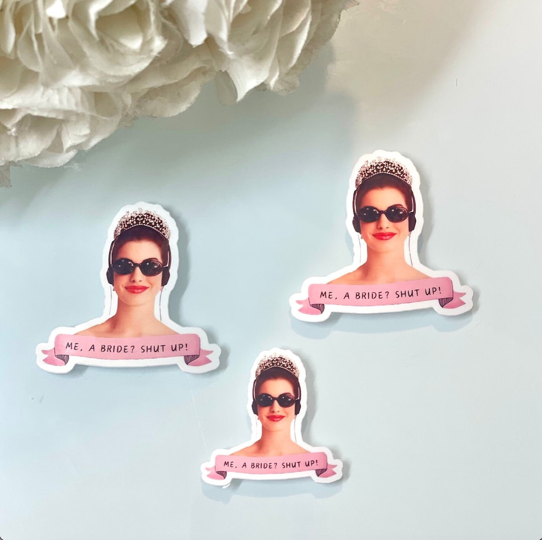 The Princess Diaries Sticker, Bride Sticker, Me, a Bride? Sticker ...