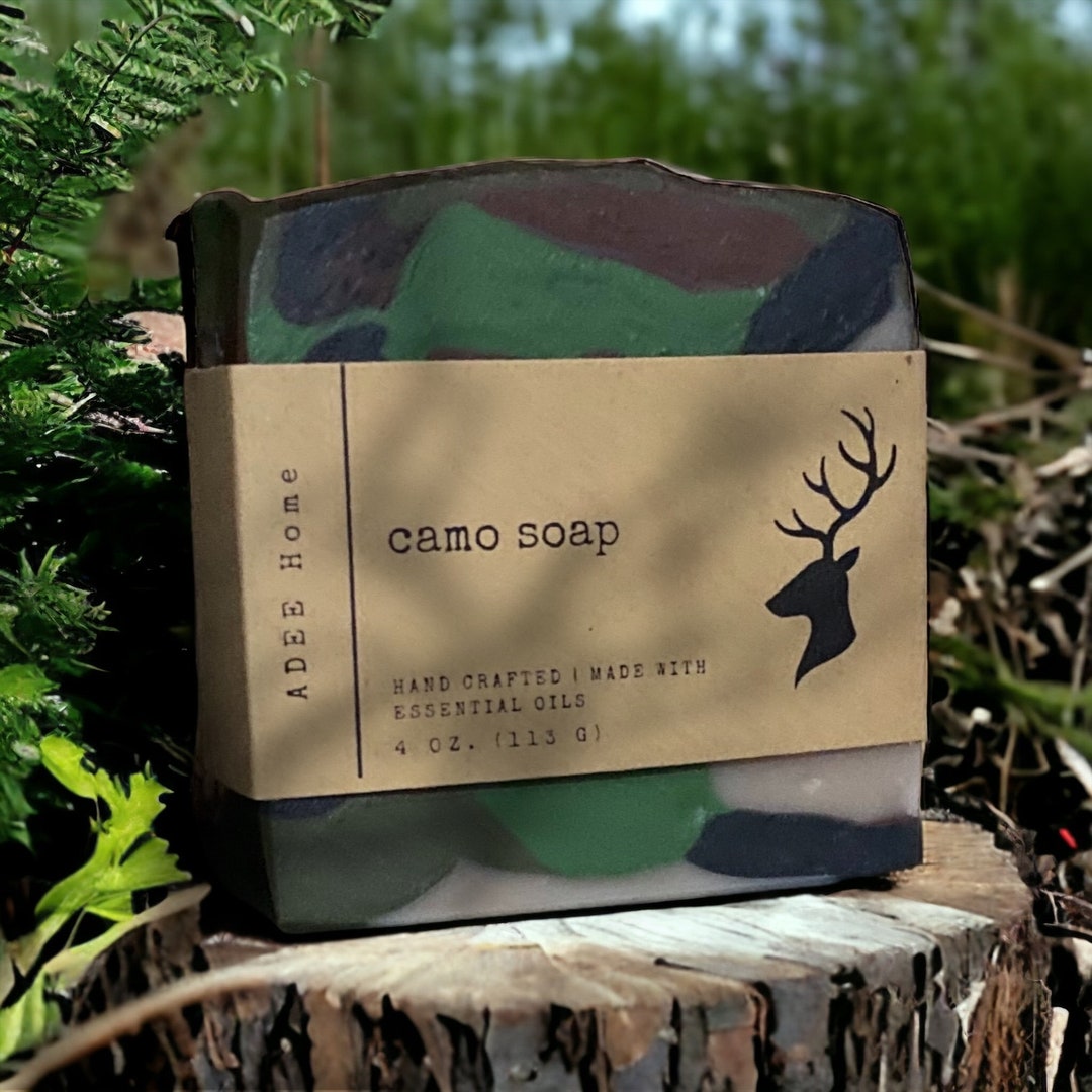 Camo Soap - 4 Oz - Etsy Canada