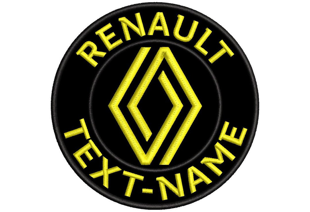 Patch thermocollant personnalisable RENAULT fer sur patch brodé ...