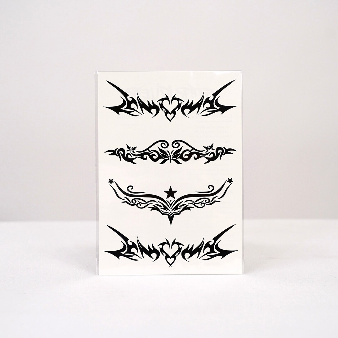 Temporary Tattoos - Set of 4 Waterproof Temporary Tattoos - Etsy
