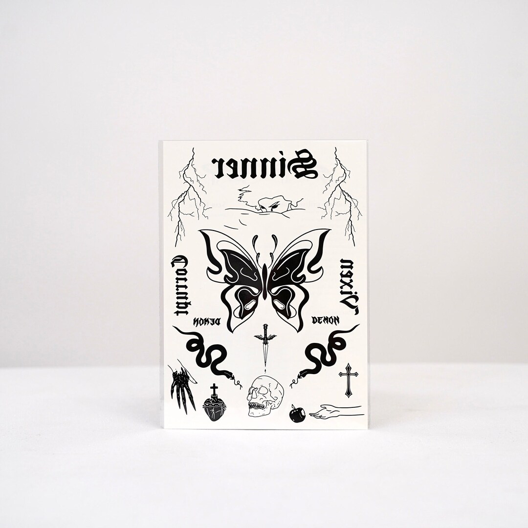 Temporary Tattoos - Pack of 15 Waterproof Temporary Tattoos - Etsy