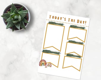 Printable Daily Planner Sheets Boho - Etsy