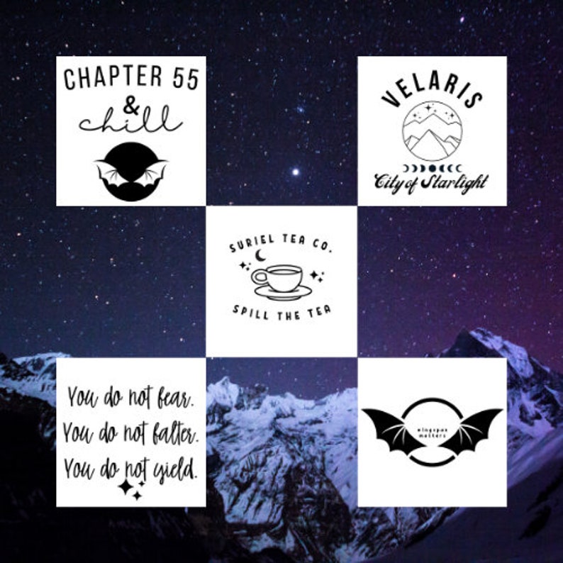 ACOTAR Inspired SVG Bundle - Etsy