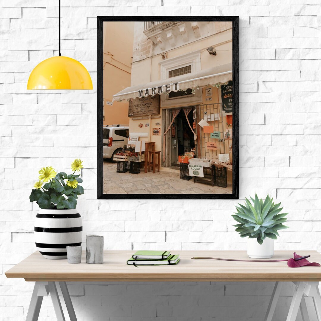 Gallipoli Puglia Cute Italian Store PRINTABLE Art Work, PRINTABLE Wall ...