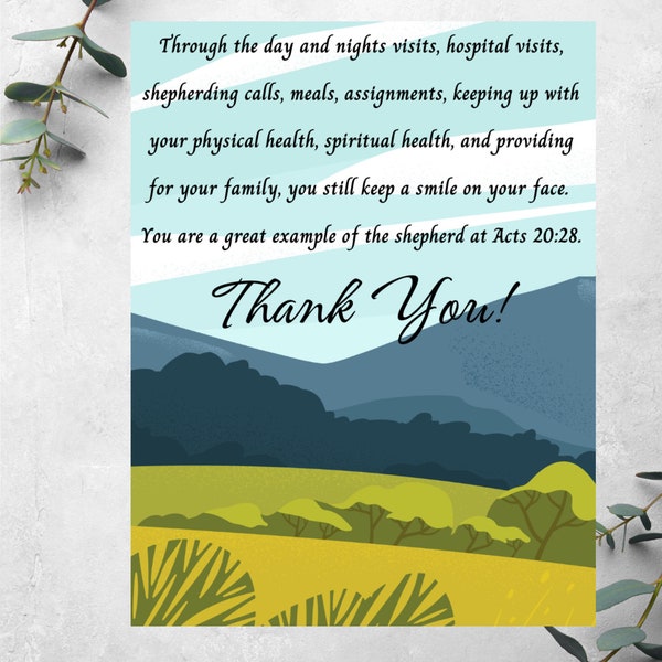 Elder Thank You - Etsy