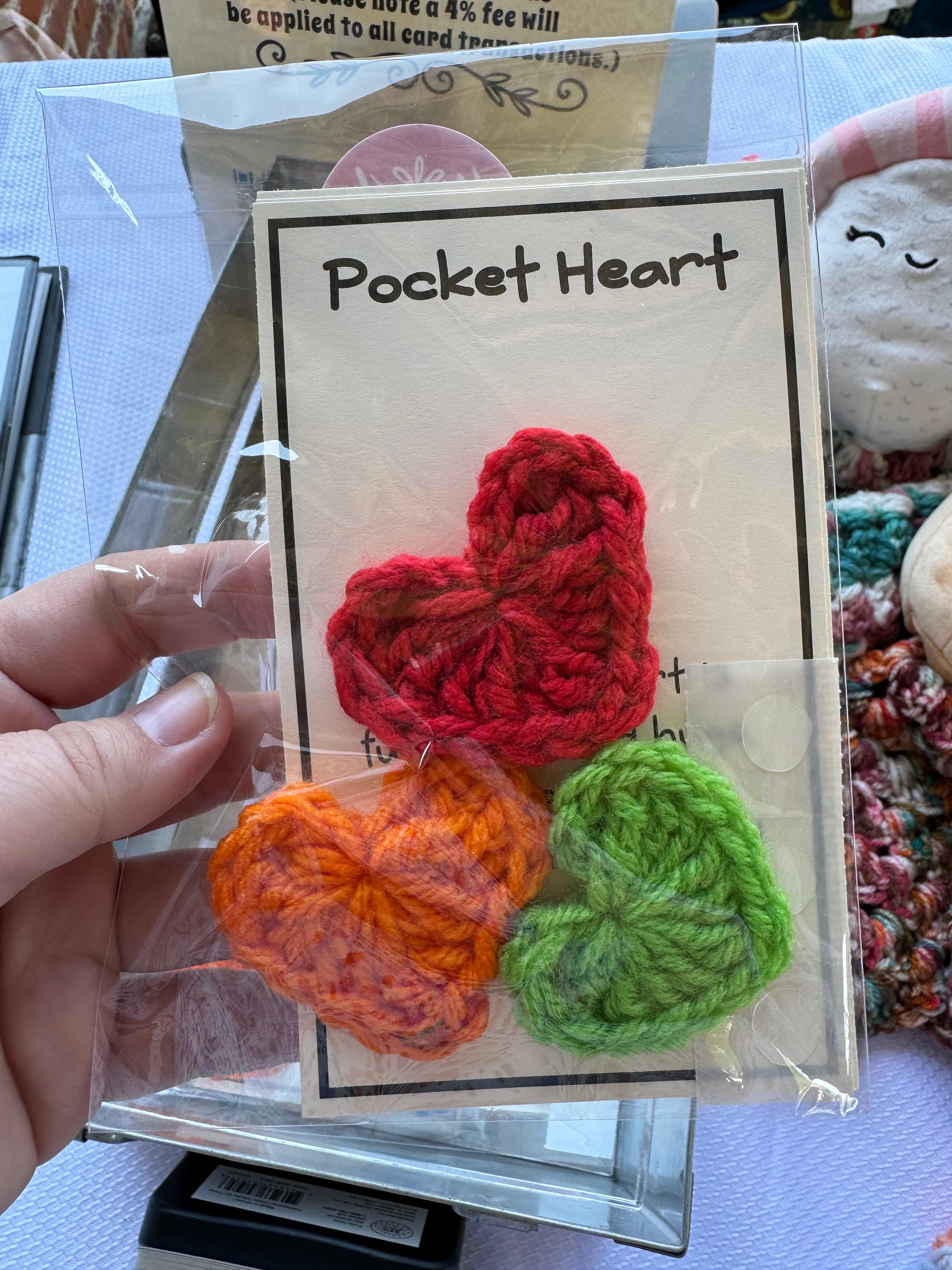Pocket Hug Hearts - Etsy