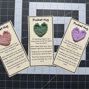 Pocket Hug Hearts - Etsy