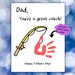 Father's Day Printable-you're a Great Catch!-fishing-teacher Resource ...