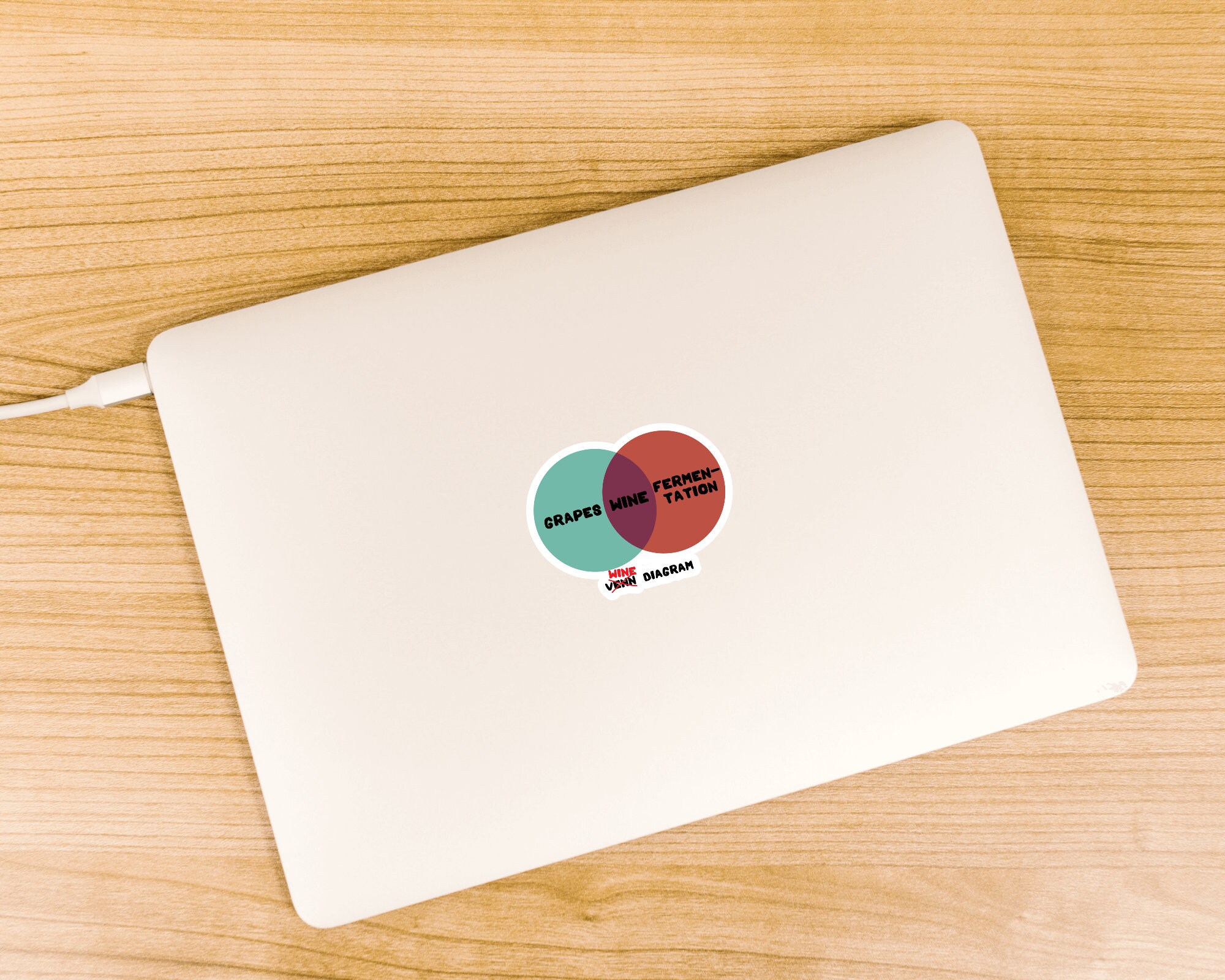 Wein Sticker Meme Venn Diagram Kreis Diagramm Lustiger Aufkleber ...