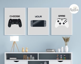Gaming Game Room Art - Etsy