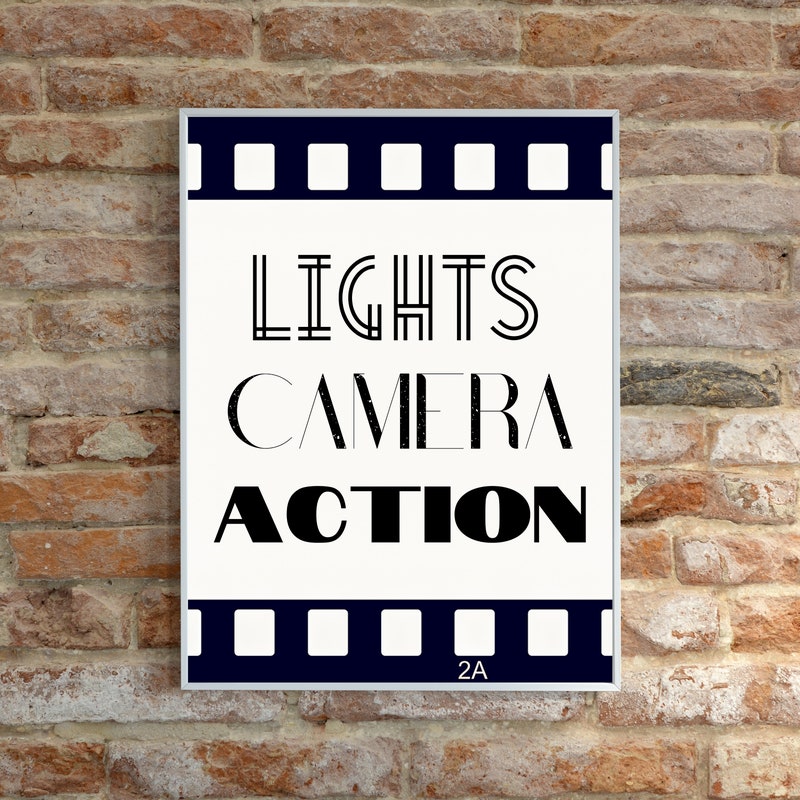 Lights Camera Action - Etsy