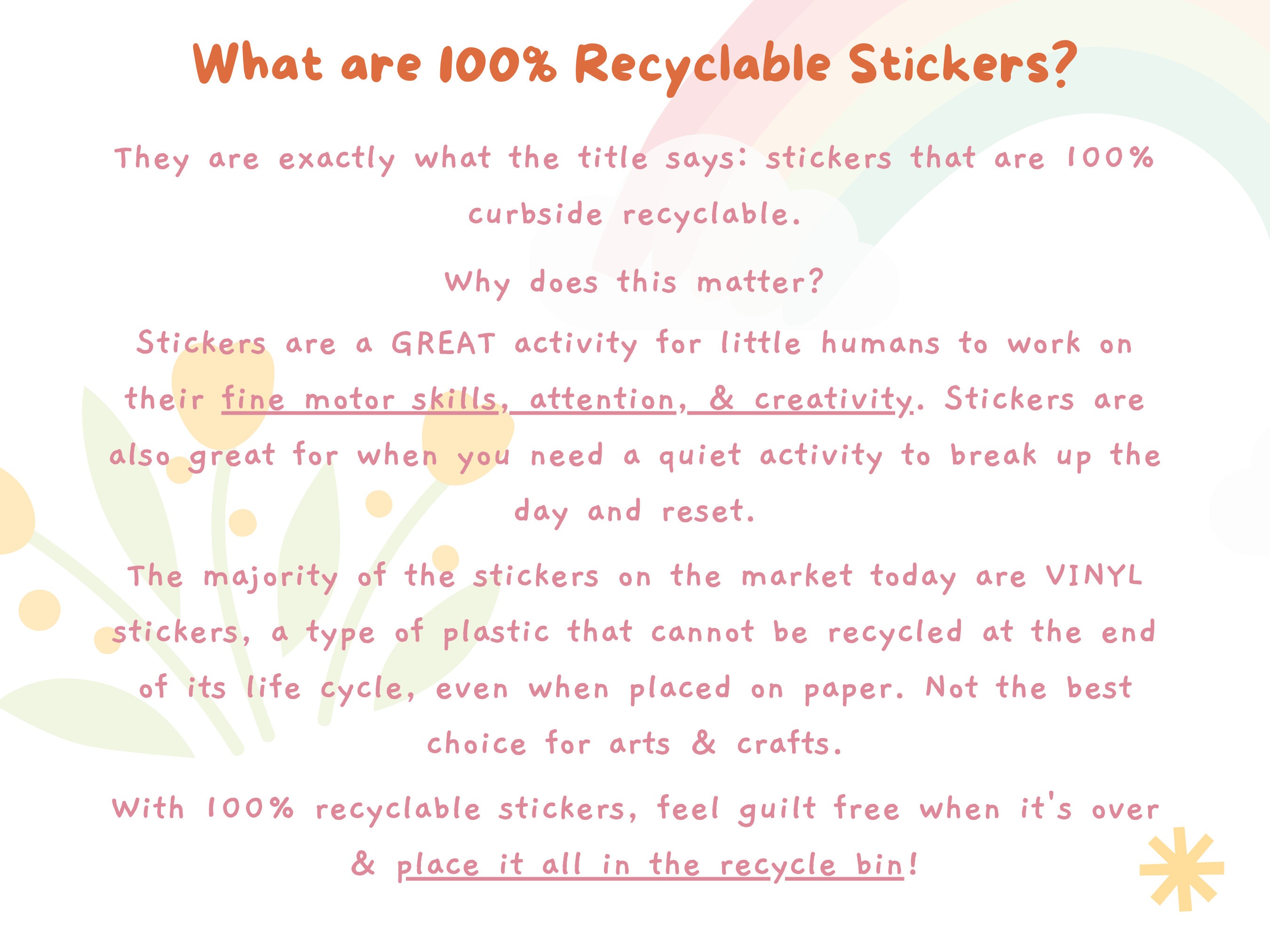 Dots/circle Sticker Sheet for Kids Rainbow, Crafting Stickers, Planner ...