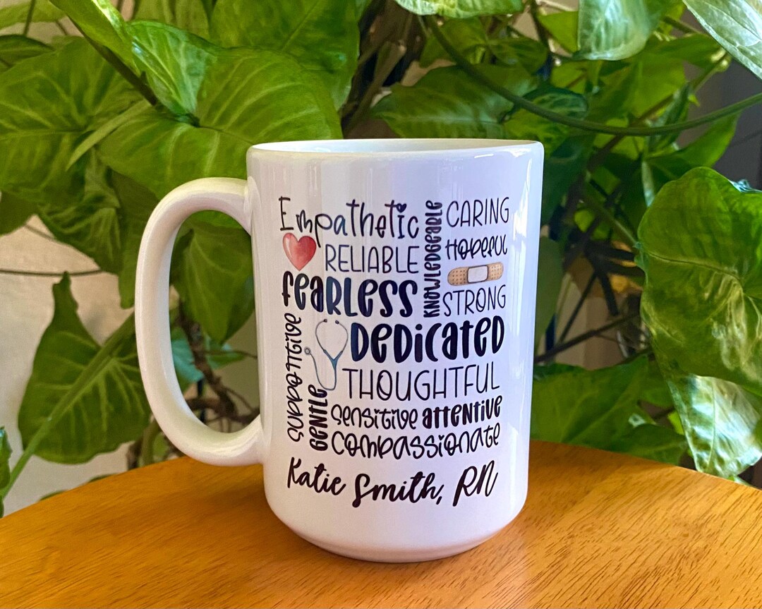 Nurse Coffee Mug, Nurse Gift Idea, Custom Nurse Mug, Personalized RN ...