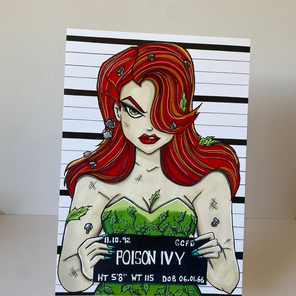 Poison Ivy Art - Etsy