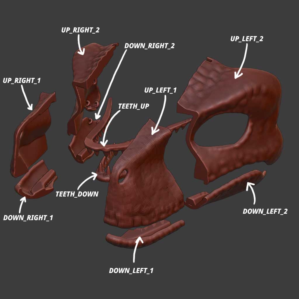 STL Model Raptor Mask 3D for Print - Etsy