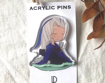 Neuvillette Enamel Pin Genshin Impact PREORDER - Etsy