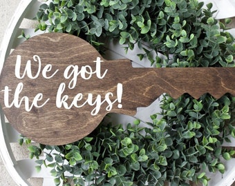 We Got the Keys Sign - Etsy