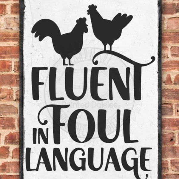 No Foul Language - Etsy