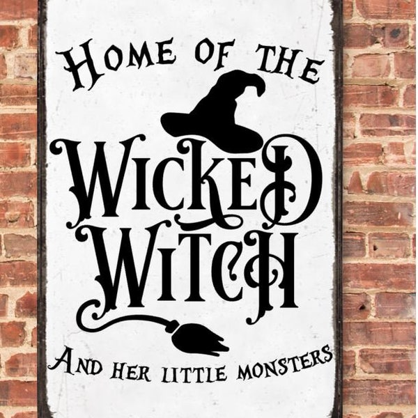 Wicked Witch Sign - Etsy