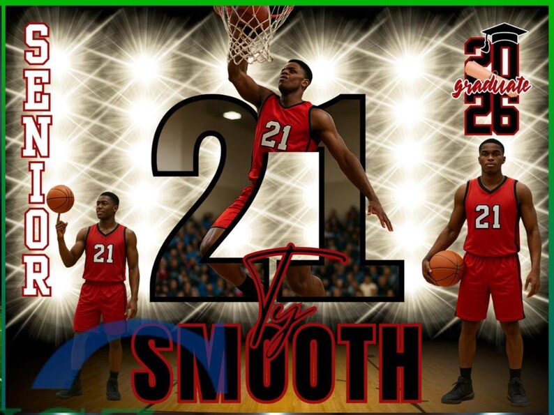 Pop Out Number Design Templates | Canva Editable | Sports, Senior ...