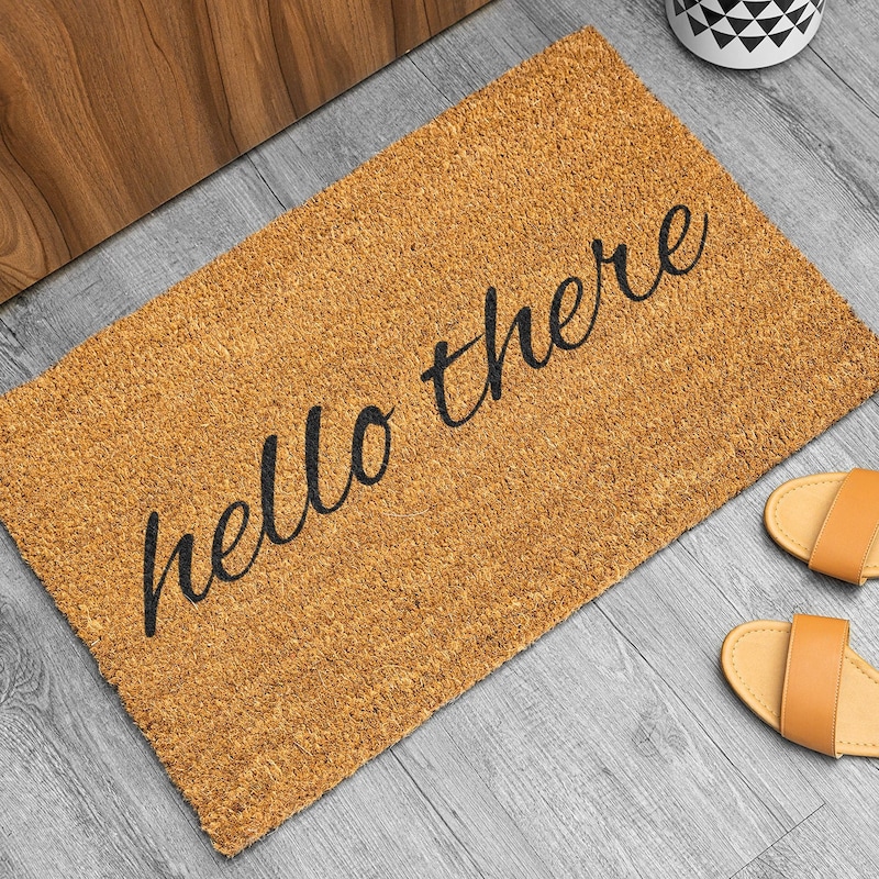 Hello Doormat - Etsy
