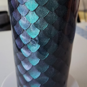 Dragon Scale Tumbler – Color-shifting Handcrafted Stainless Steel Cup ...