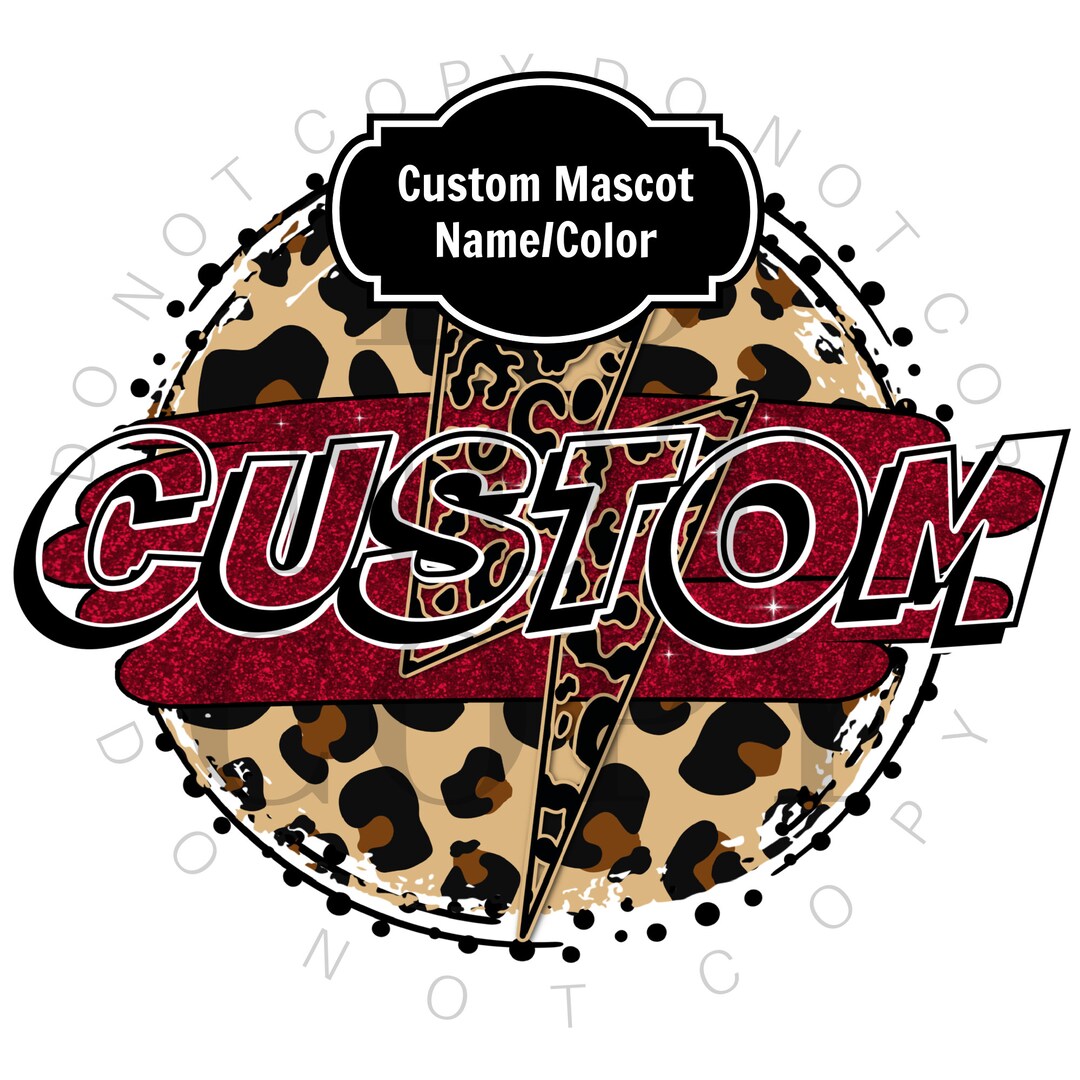 Custom Mascot PNG ~ Team Spirit PNG ~ Sublimation PNG - Etsy