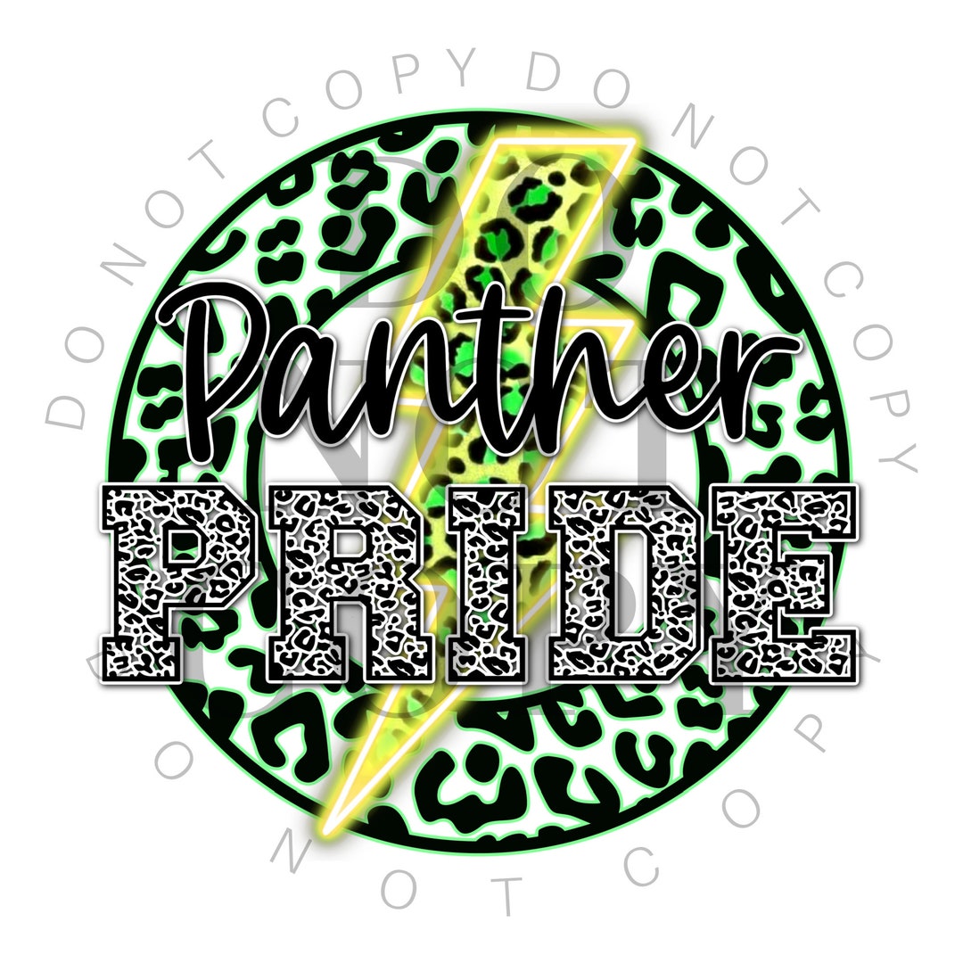 Panther Pride Mascot PNG ~ Team Spirit PNG ~ Mascot ~ Sublimation ...