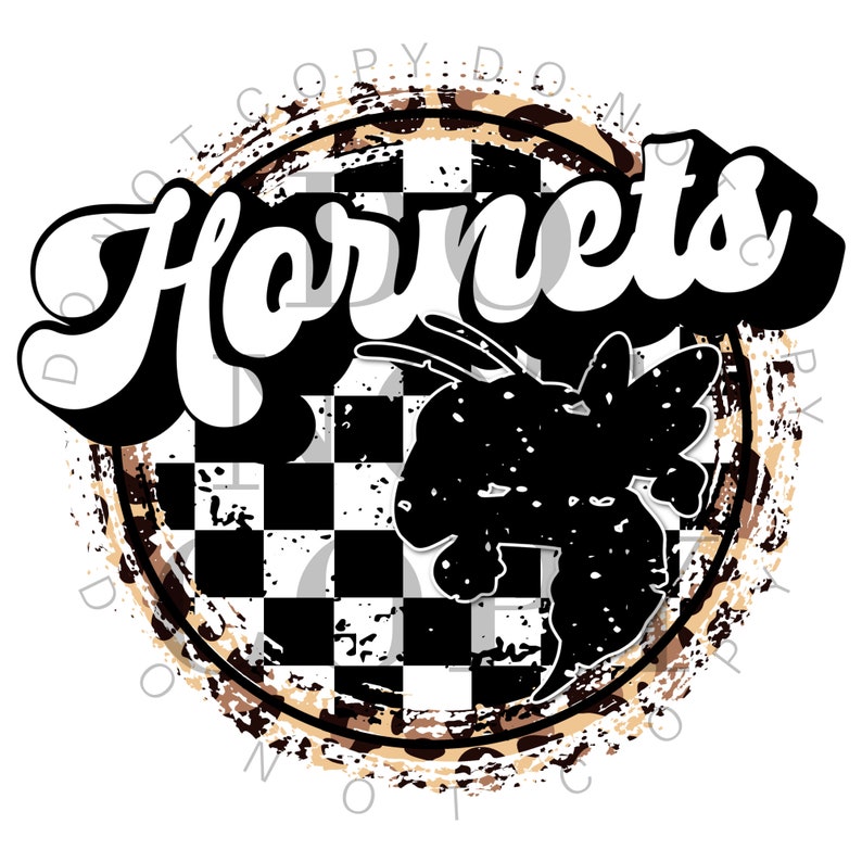 Retro Hornets Mascot PNG ~ Team Spirit PNG ~ Mascot ~ Sublimation PNG ...