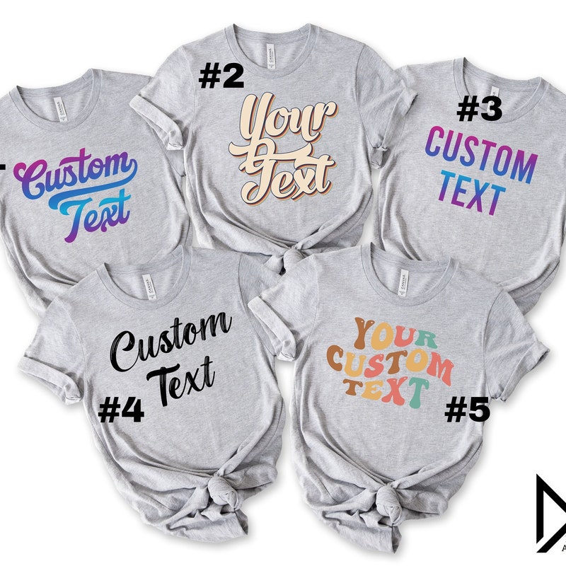 Custom Shirts - Etsy