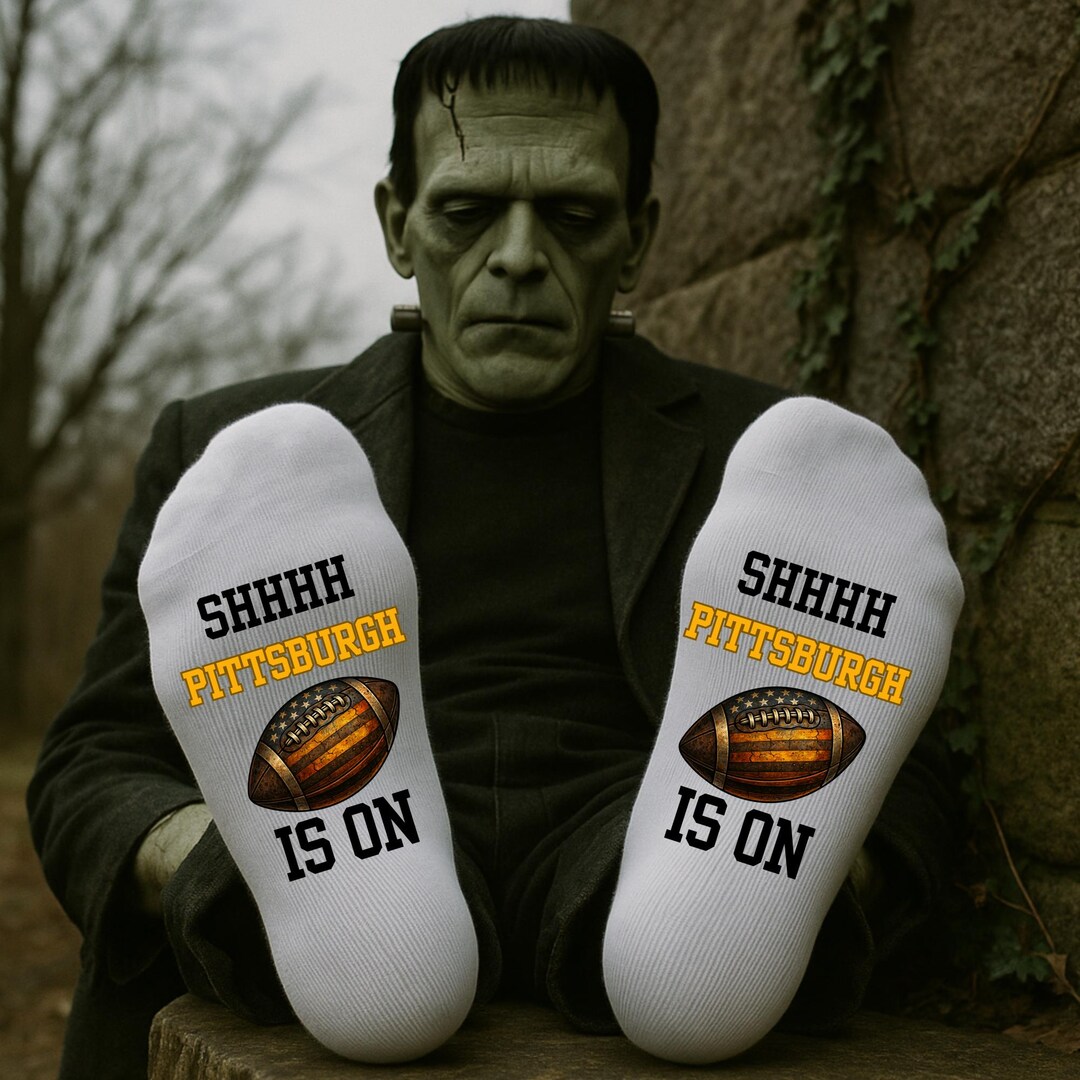 Pittsburgh Fan Game Day Socks Moisture Wicking Football Edition Etsy
