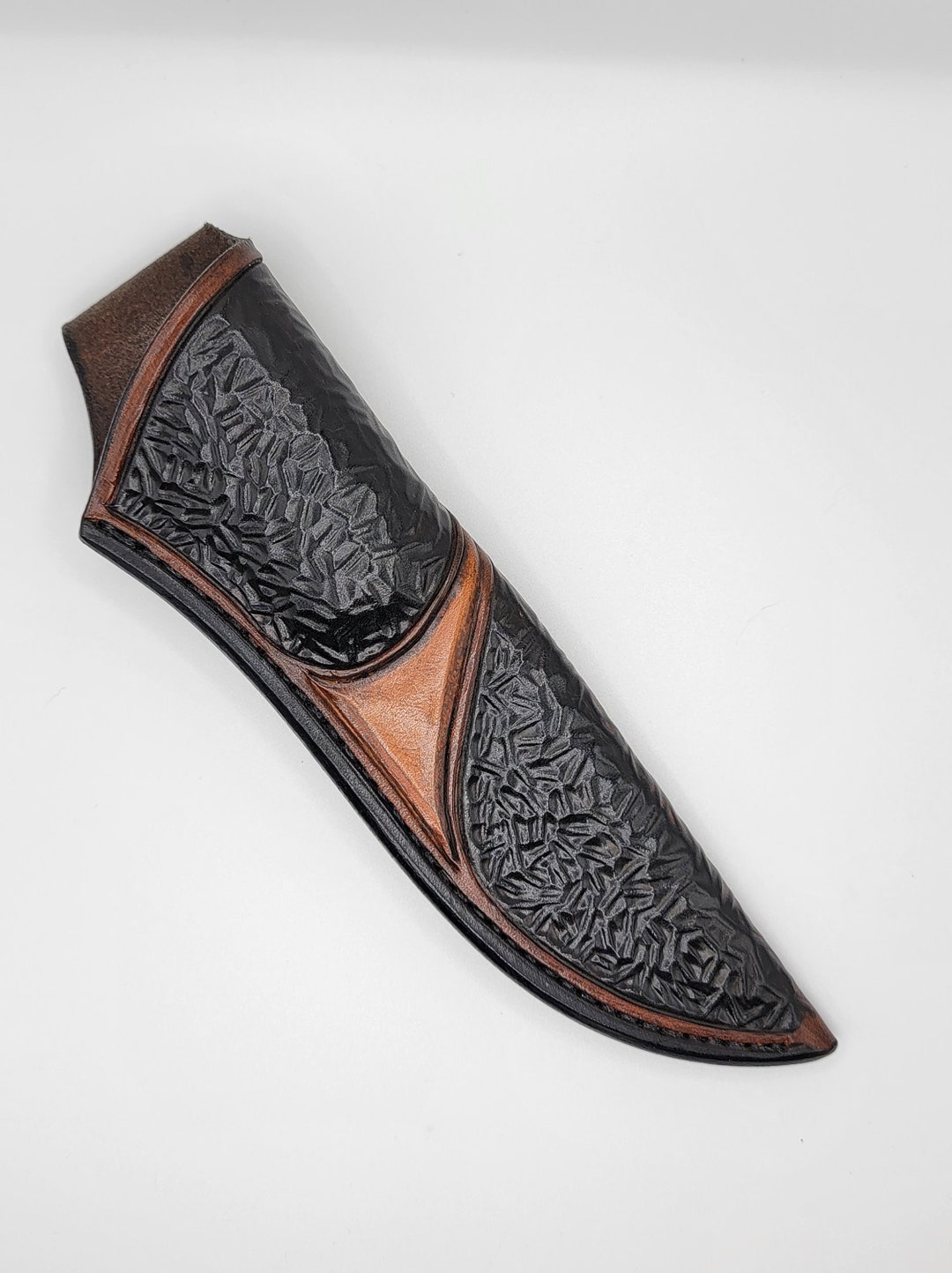 Pouch Sheath With Custom Carving and Stippling - Etsy