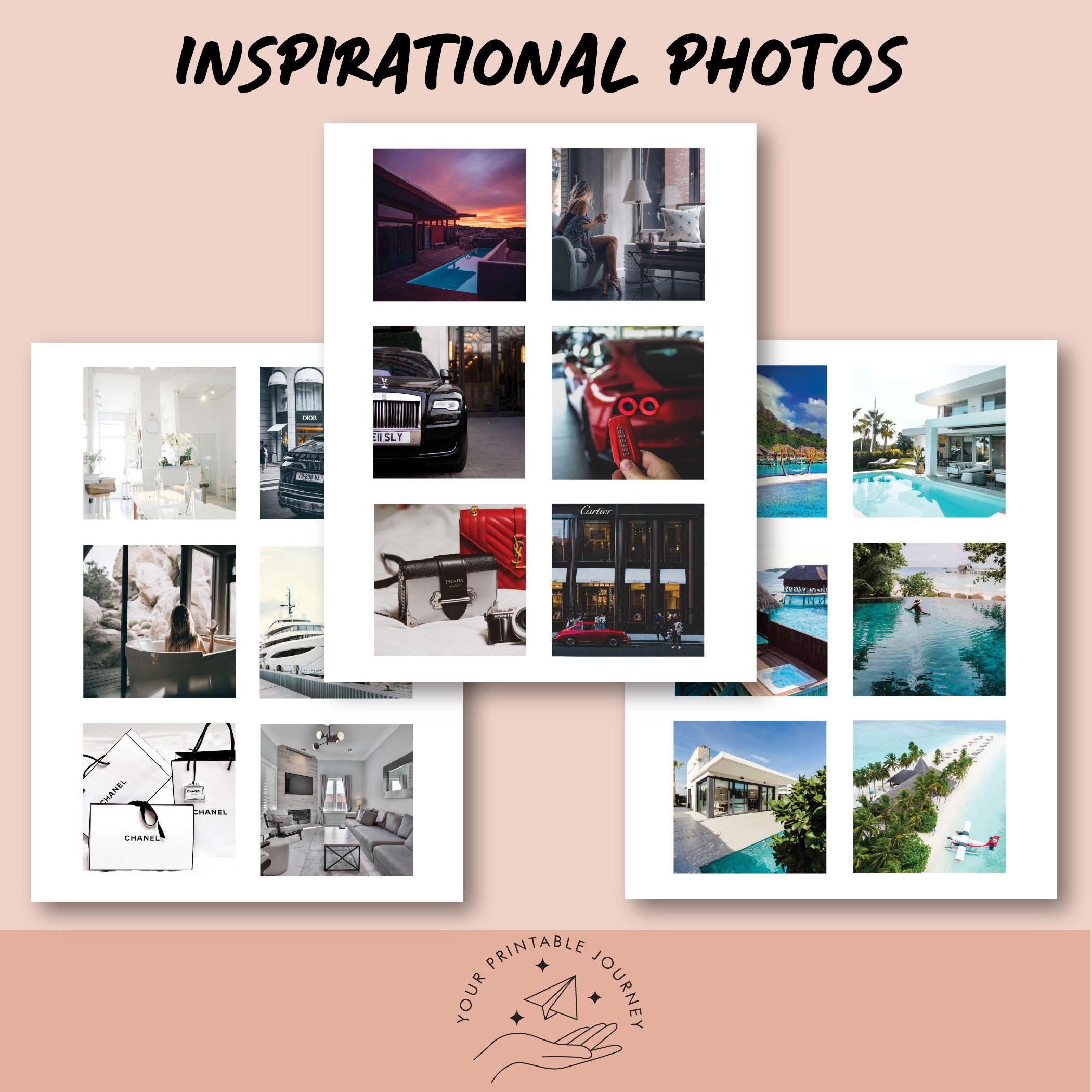 Money Vision Board Kit | Money Manifestation | Dream Board | Money ...