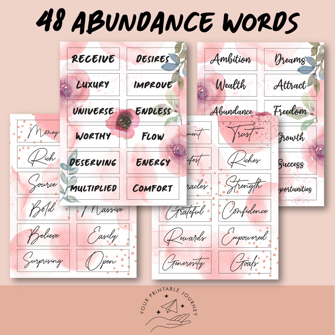 Money Vision Board Kit | Money Manifestation | Dream Board | Money ...