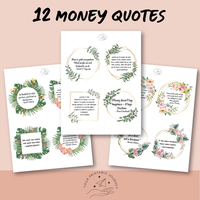 Money Vision Board Kit | Money Manifestation | Dream Board | Money ...