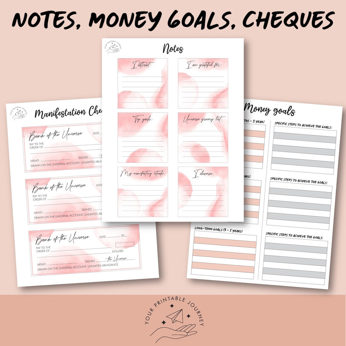 Money Vision Board Kit | Money Manifestation | Dream Board | Money ...