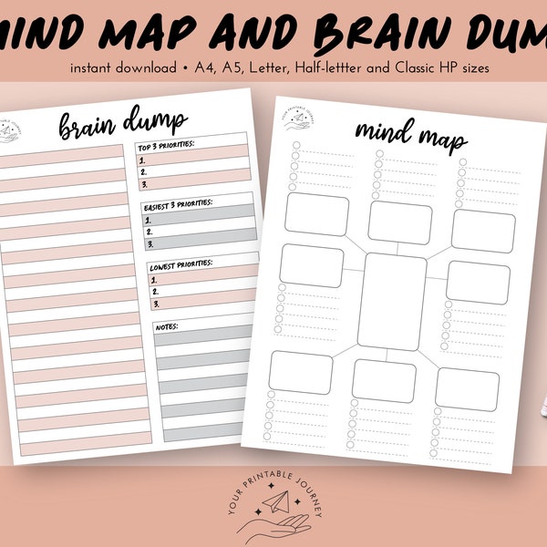 Printable Mind Map - Etsy