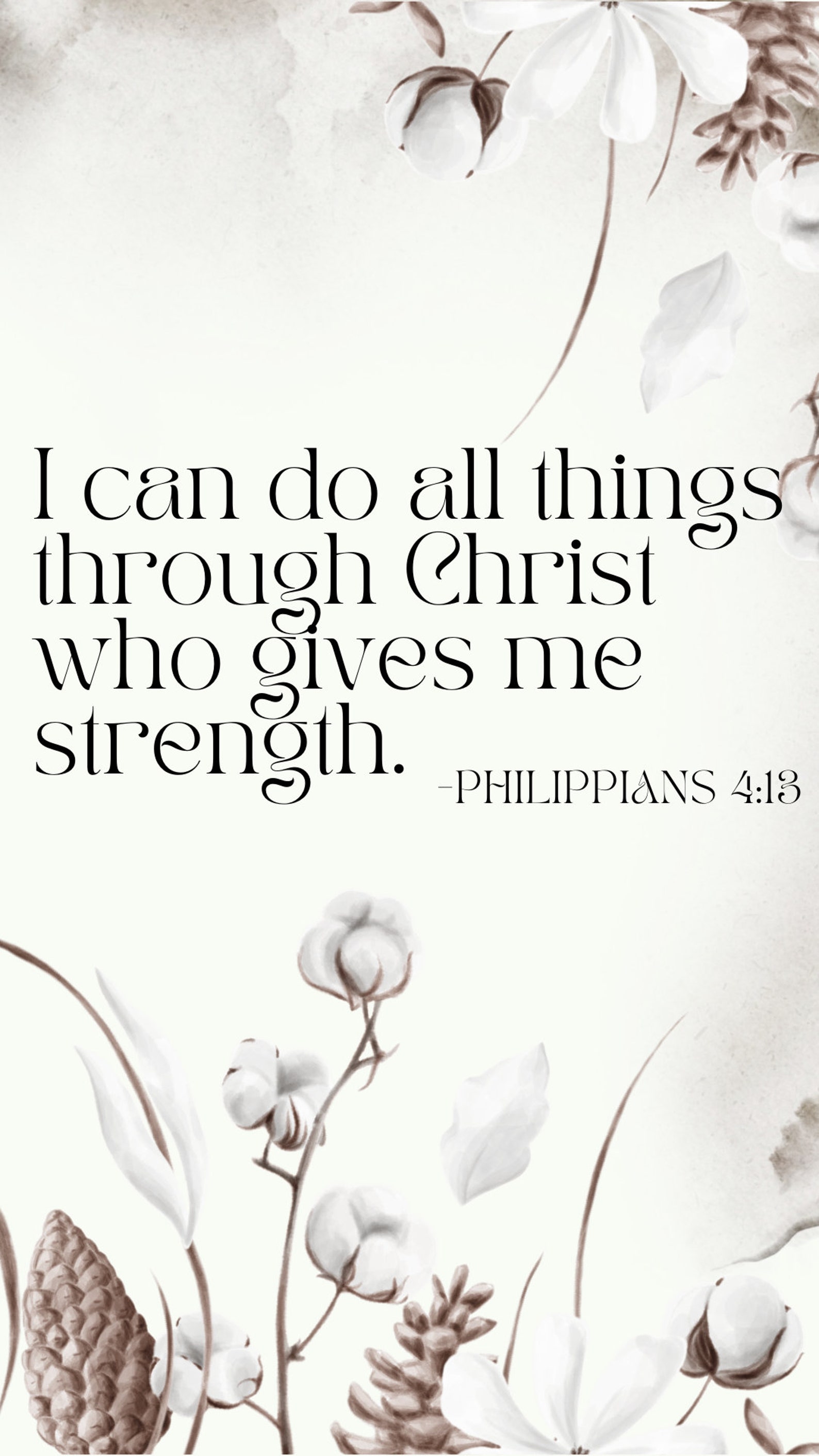Philippians 4:13 Poster - Etsy