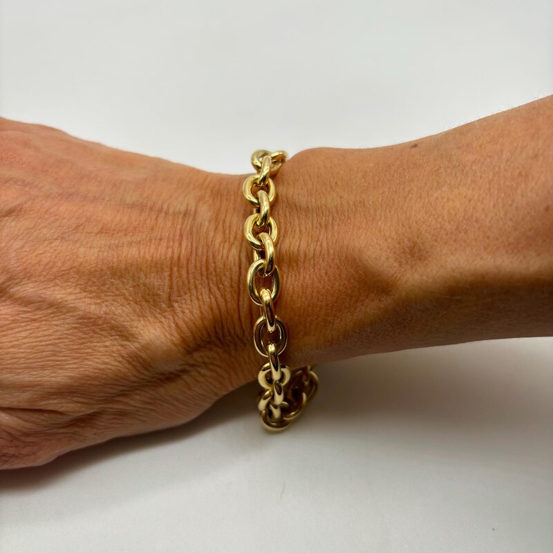Yellow Gold Bracelet - Etsy