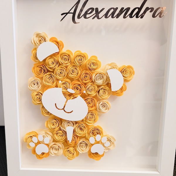 Teddy Bear Shadow Box - Etsy