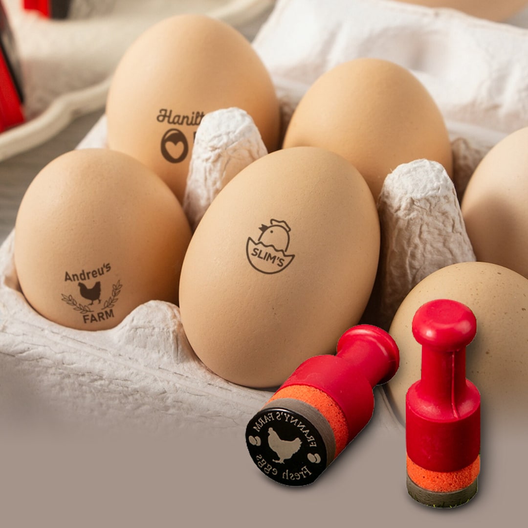 Custom Egg Stamp / Farm Fresh Eggs / Egg Stamper / Farm Gift / Duck ...