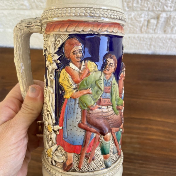 Antique Beer Stein - Etsy