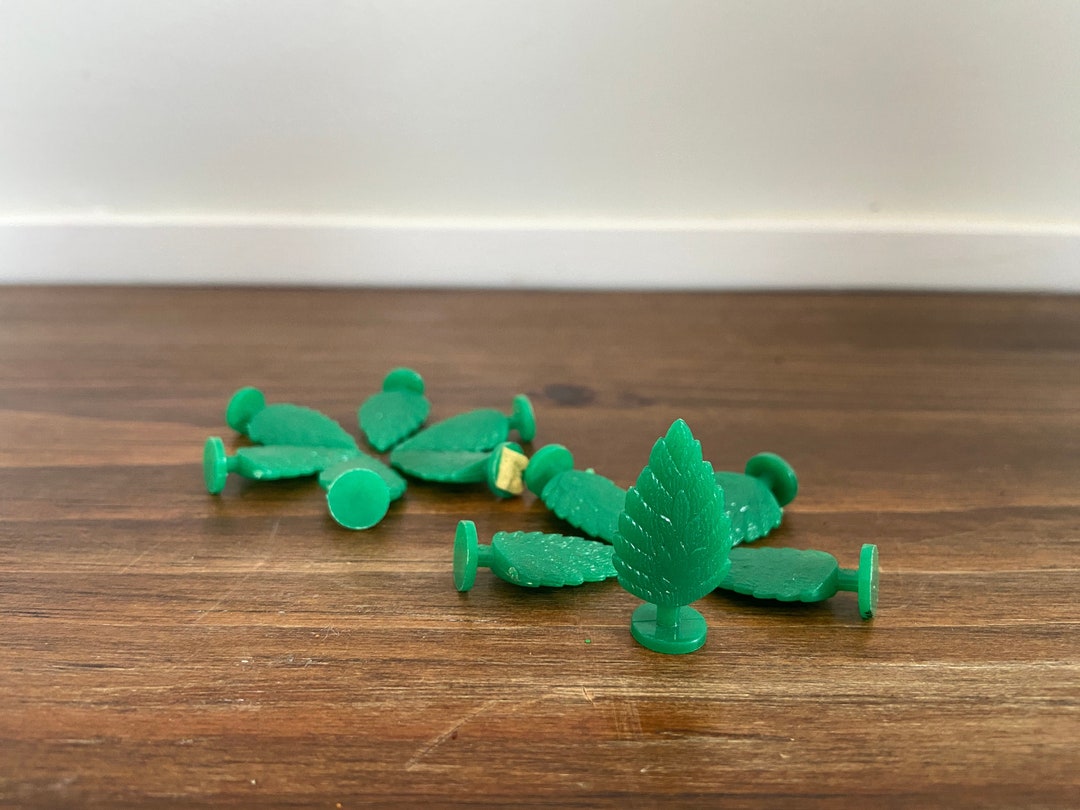Lot of 11 Plasticville Miniature Tree Shrubs, Tiny Dollhouse Trees ...