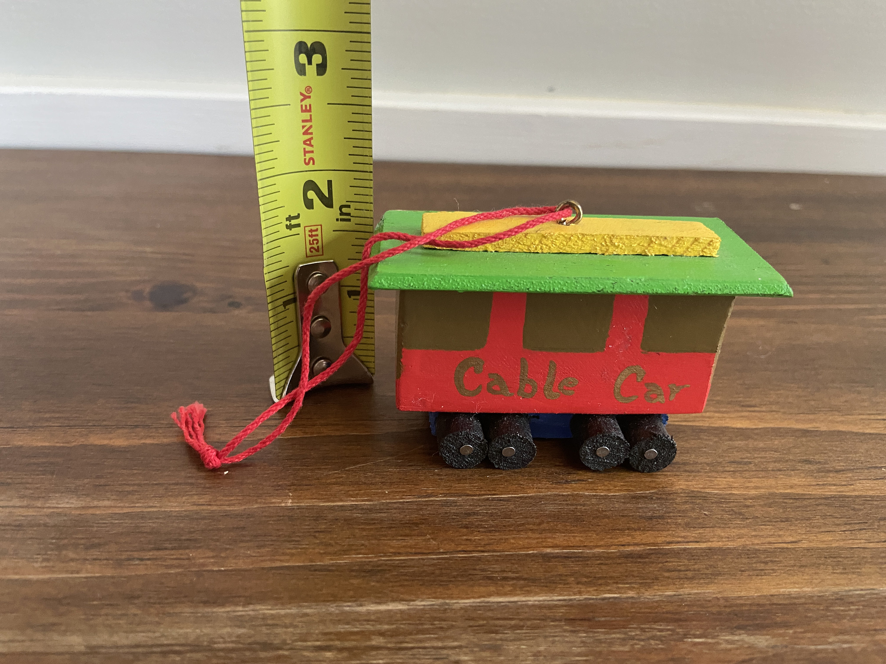 Vintage San Francisco Cable Car Christmas Ornament, Vintage Souvenir ...